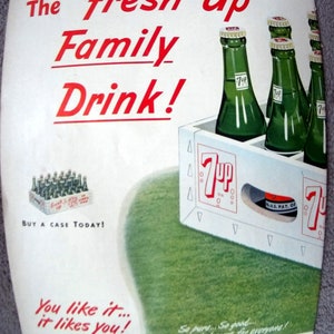 1949 7-up Seven up Case of 24 Bottles Original 2 Page 13.5 - Etsy Canada