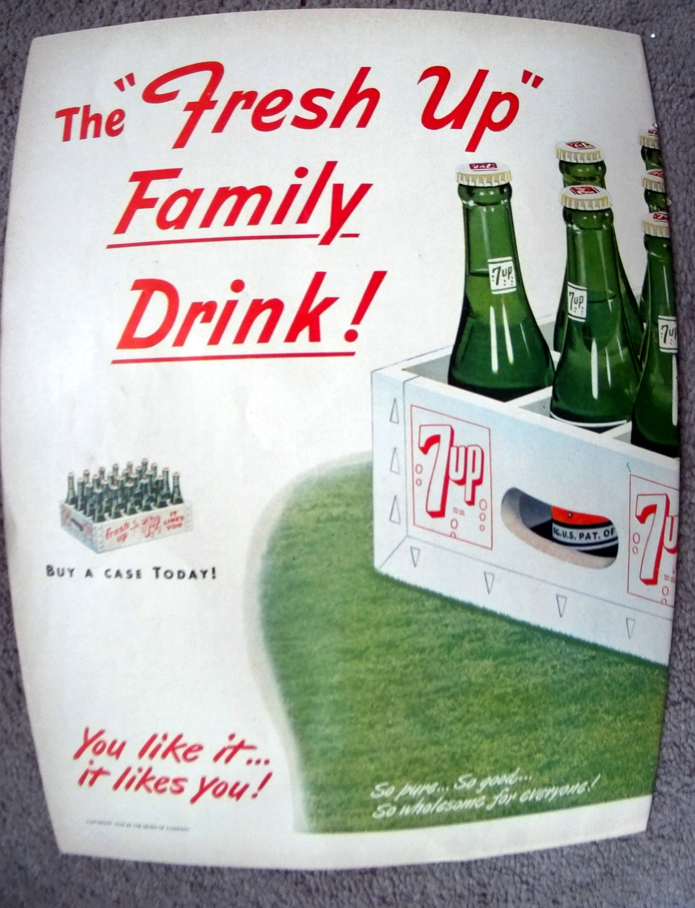 1949 7-up Seven up Case of 24 Bottles Original 2 Page 13.5 - Etsy Canada