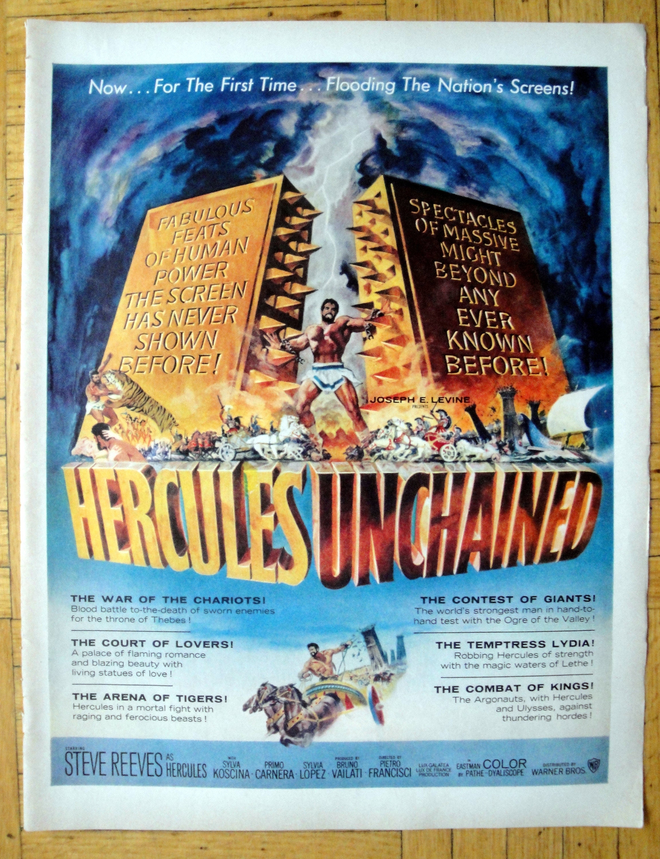 Steve Reeves Hercules Poster