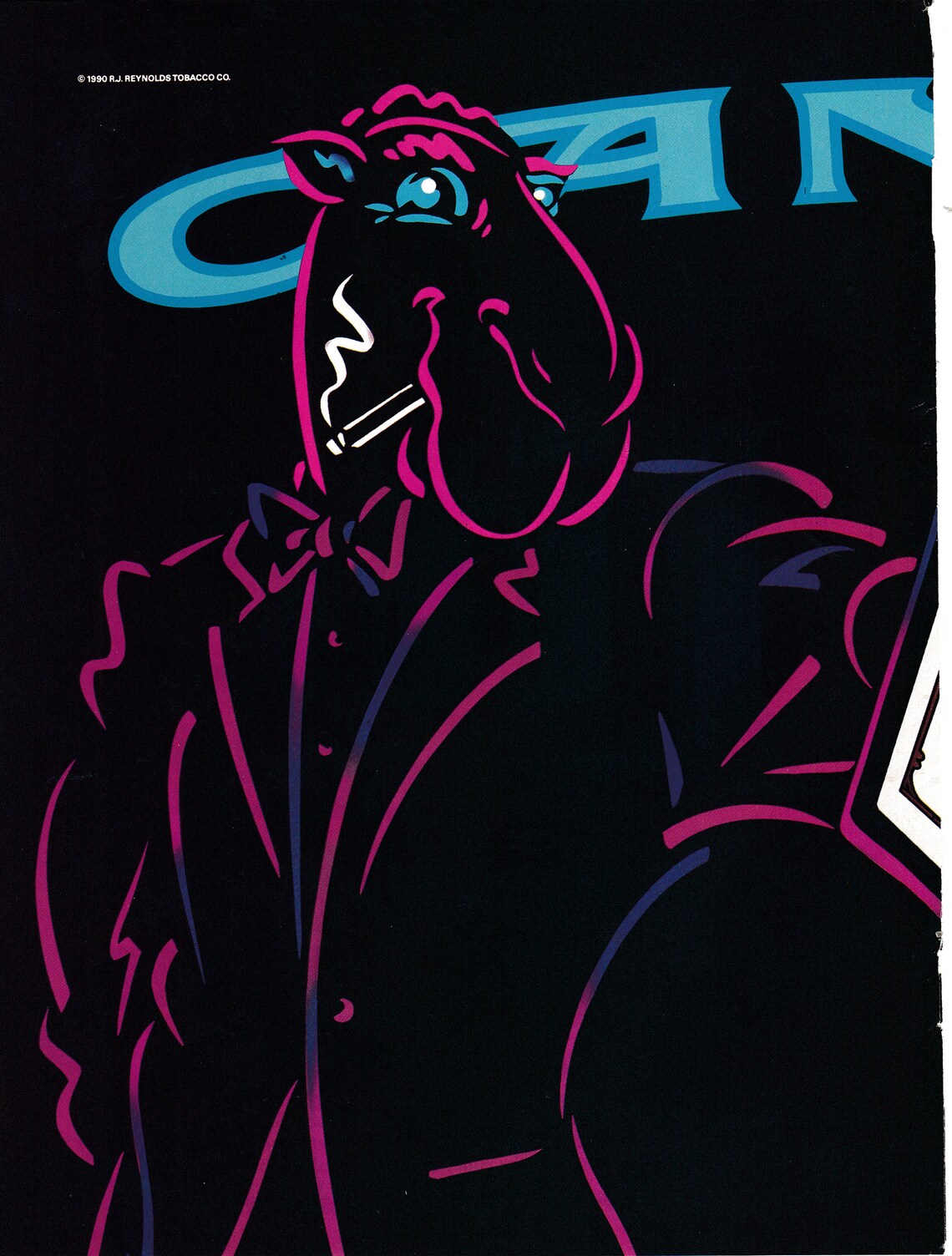 1990 JOE Camel Ultra Lights-dark Silhouette-cigarette-original - Etsy ...