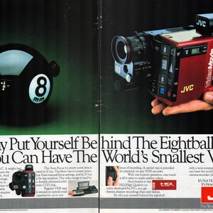 1986 JVC VHS Mini Camera Recorder Player Original 2 Page 13 10 Magazine ...