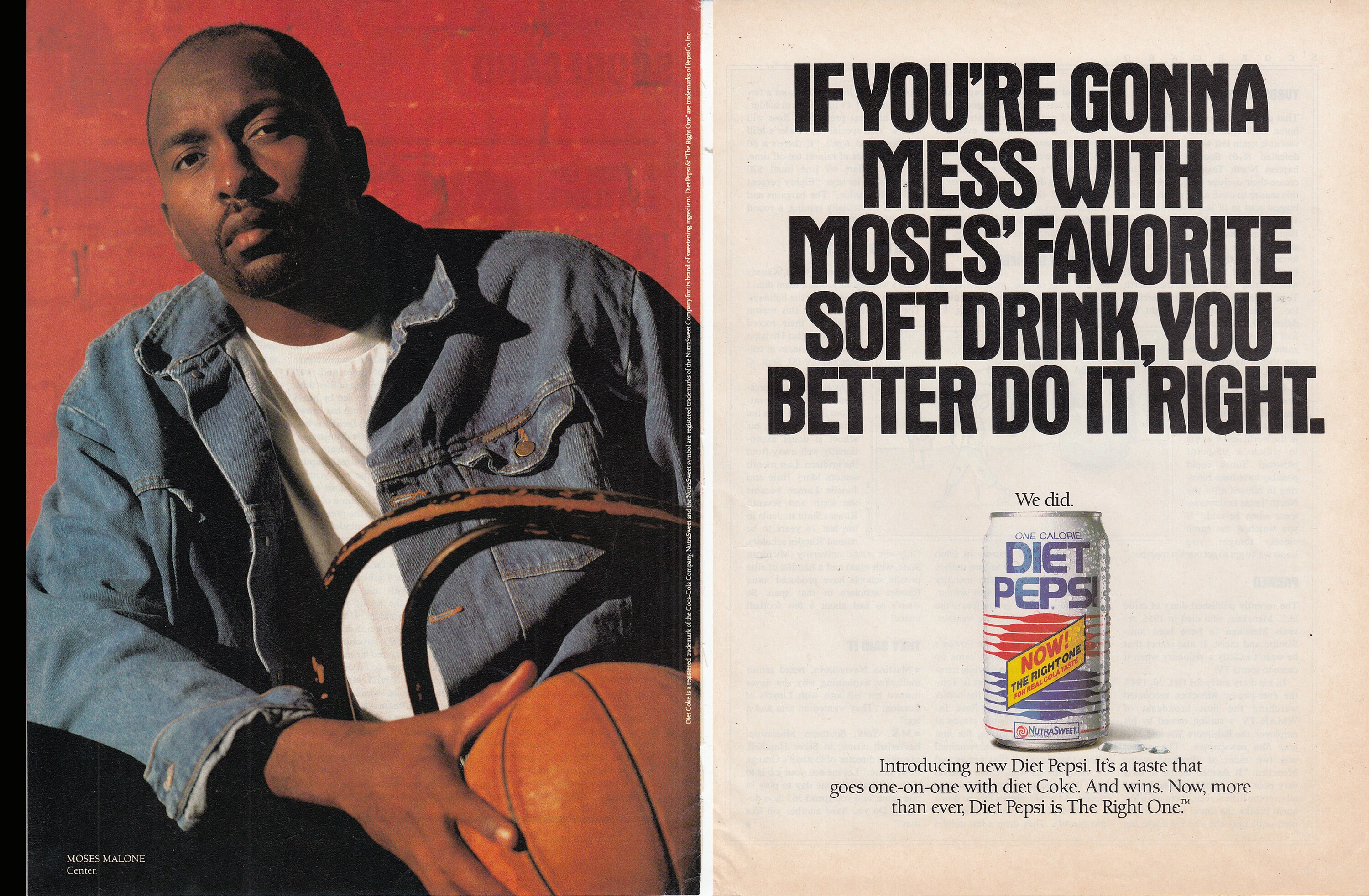 Diet Pepsi Print Ad