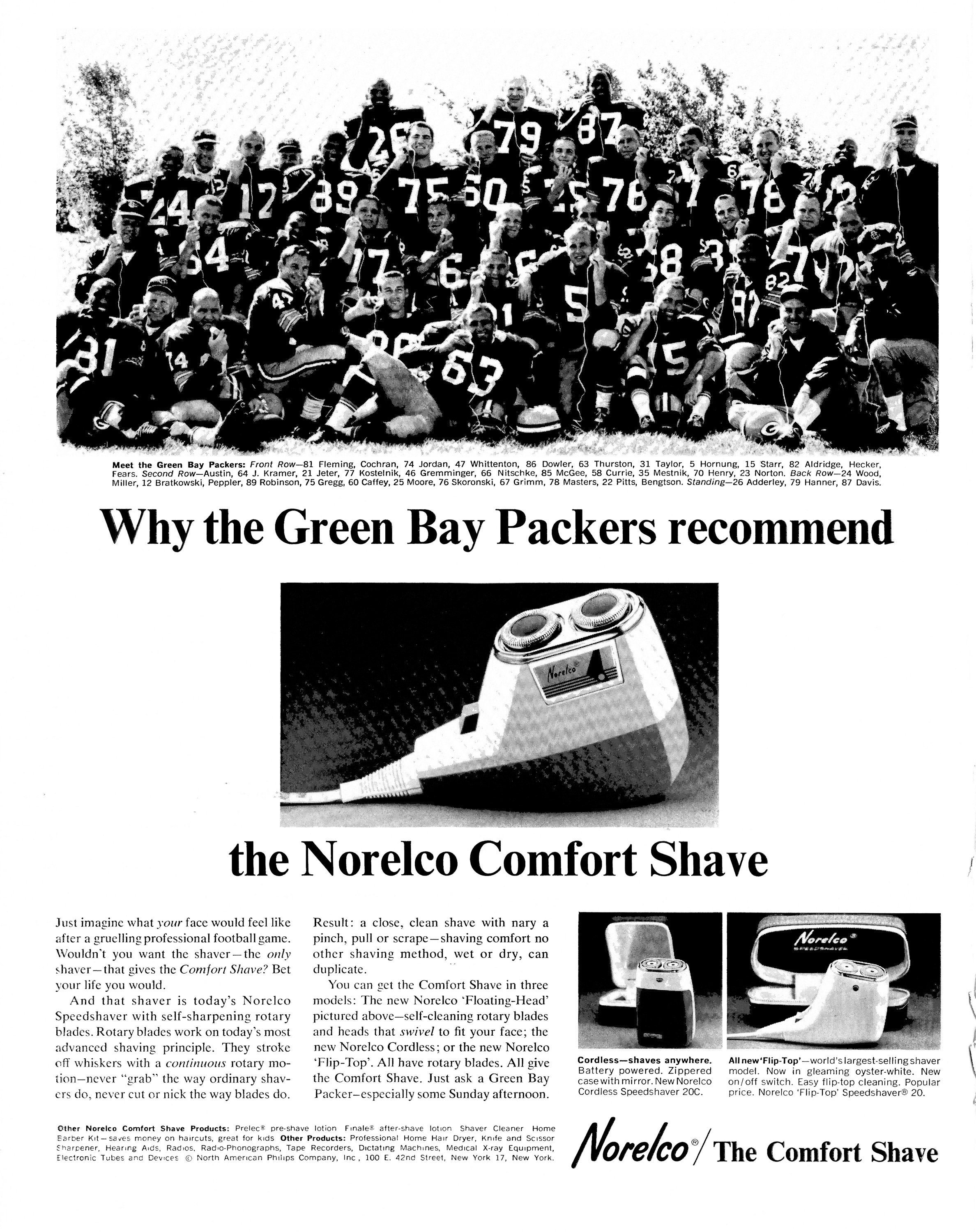 1964 Green Bay Packers Team Photo Norelco Original 13.5 10.5 - Etsy UK