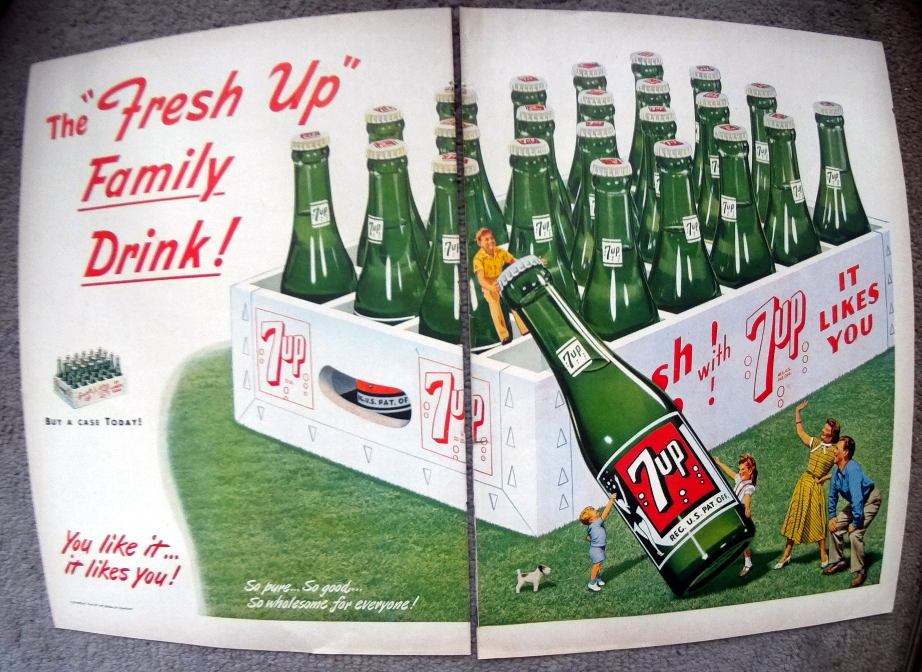 1949 7-up Seven up Case of 24 Bottles Original 2 Page 13.5 - Etsy Canada