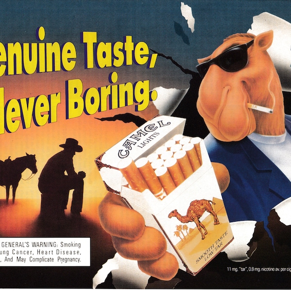 Camel Cigarette Ad - Etsy