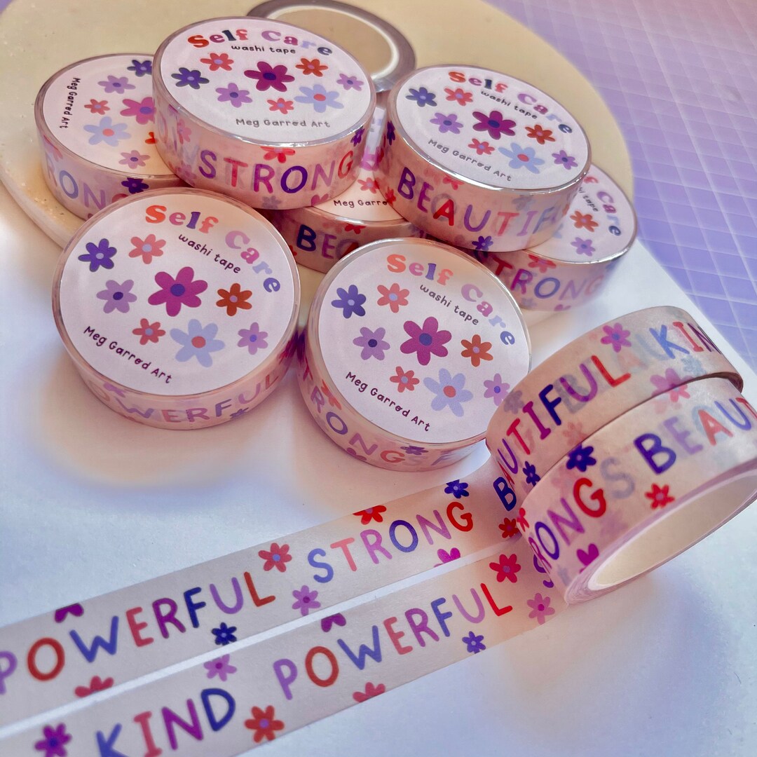 Self Care Washi Tape ~ Self Love, Positive Empowerment, Feminist ...