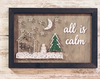 All is Calm Sign | Etsy