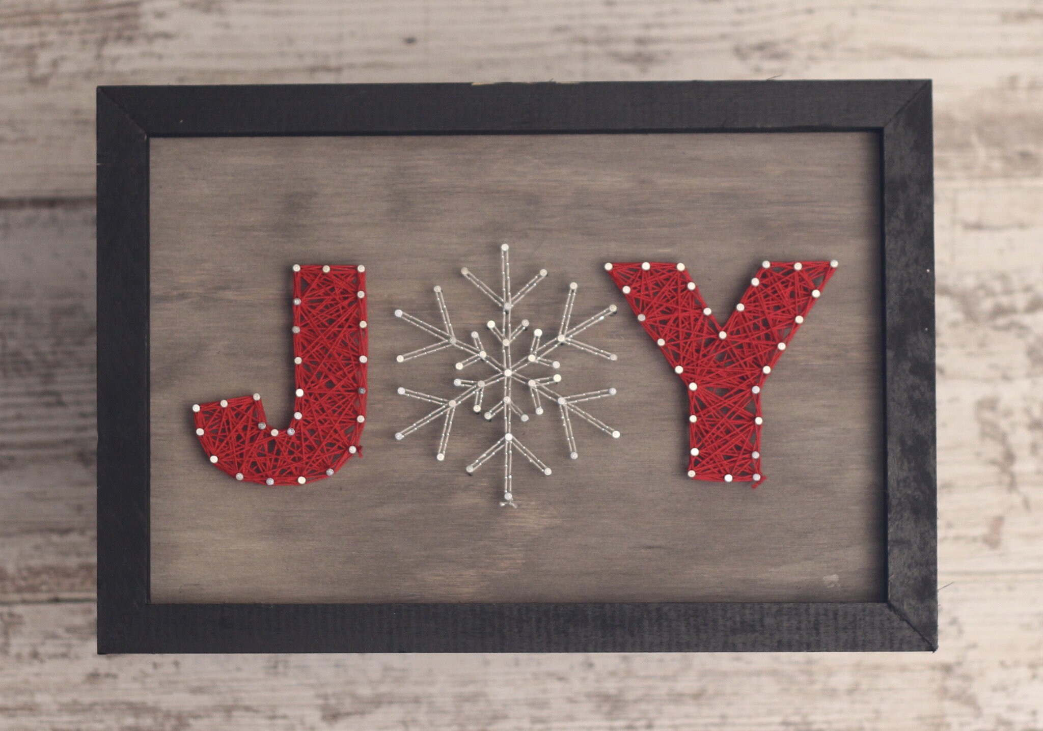 Joy String Art Sign - Etsy