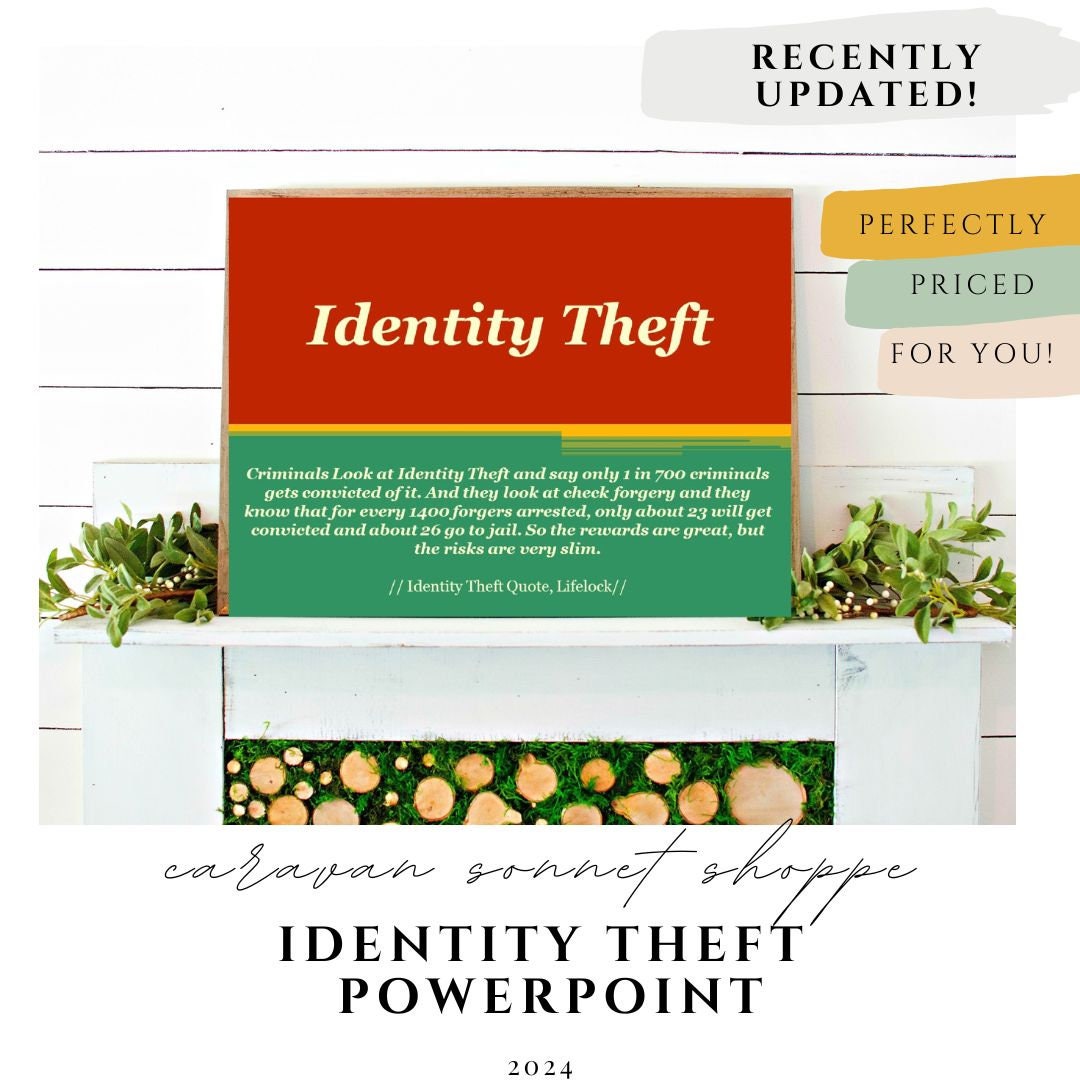 IDENTITY THEFT POWERPOINT /personal Finance: Identity Theft/scams ...