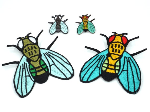 Fruit Fly Pin and Patch Set Drosophila Flair Science - Etsy