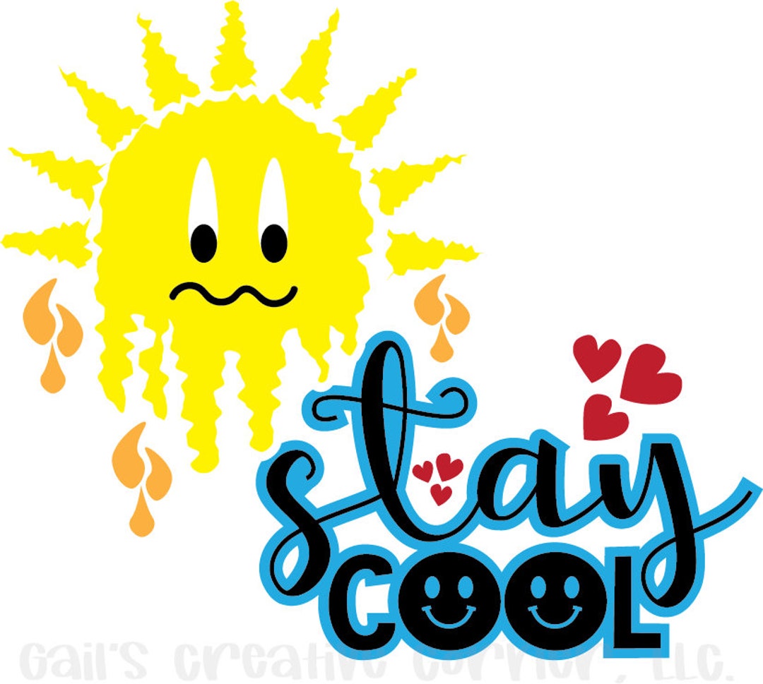 GCC Stay Cool is a Cute Digital File for Those Hot Summer Days ...