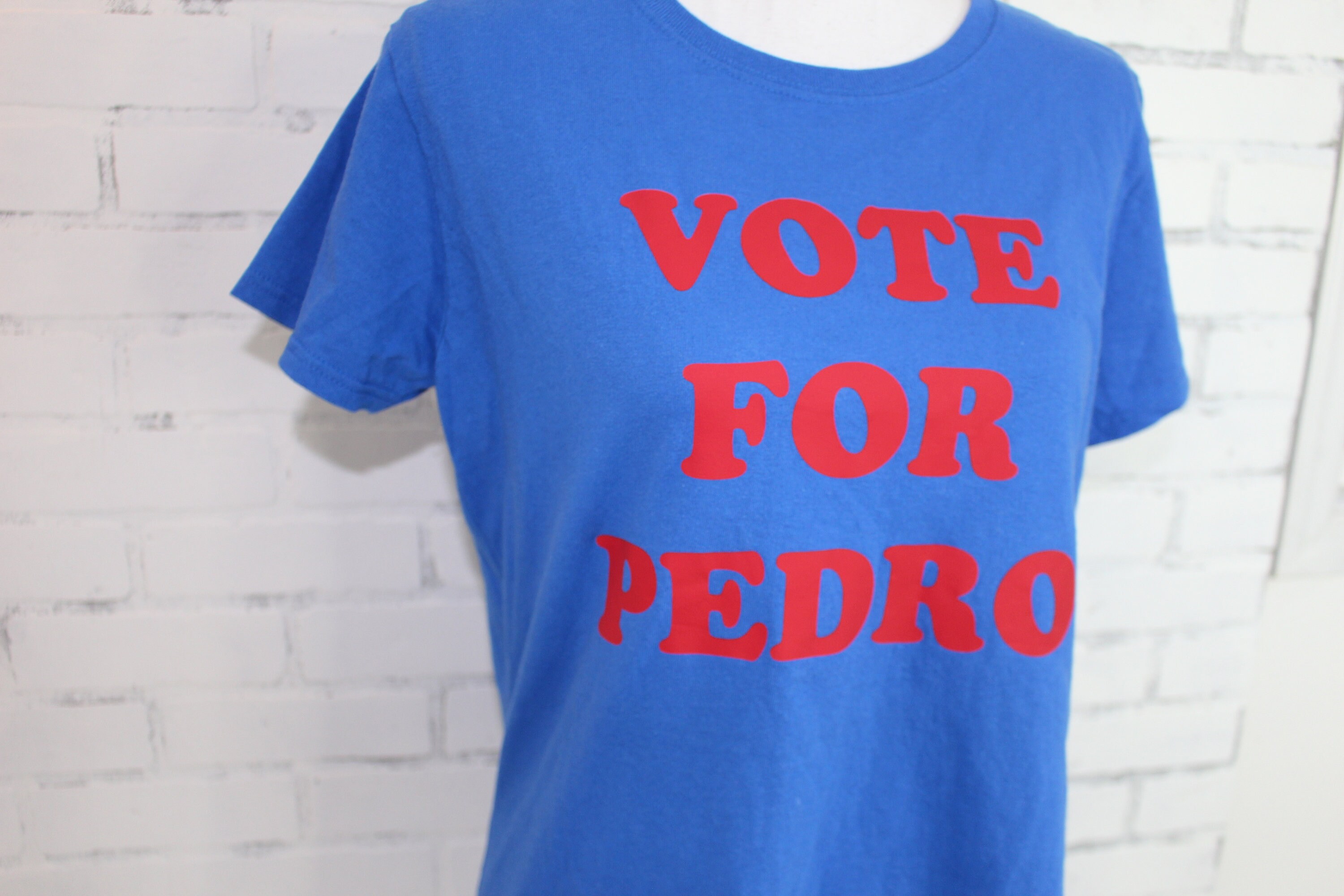 Vote for Pedro Vintage Graphic T-shirt RARE One of a Kind - Etsy UK