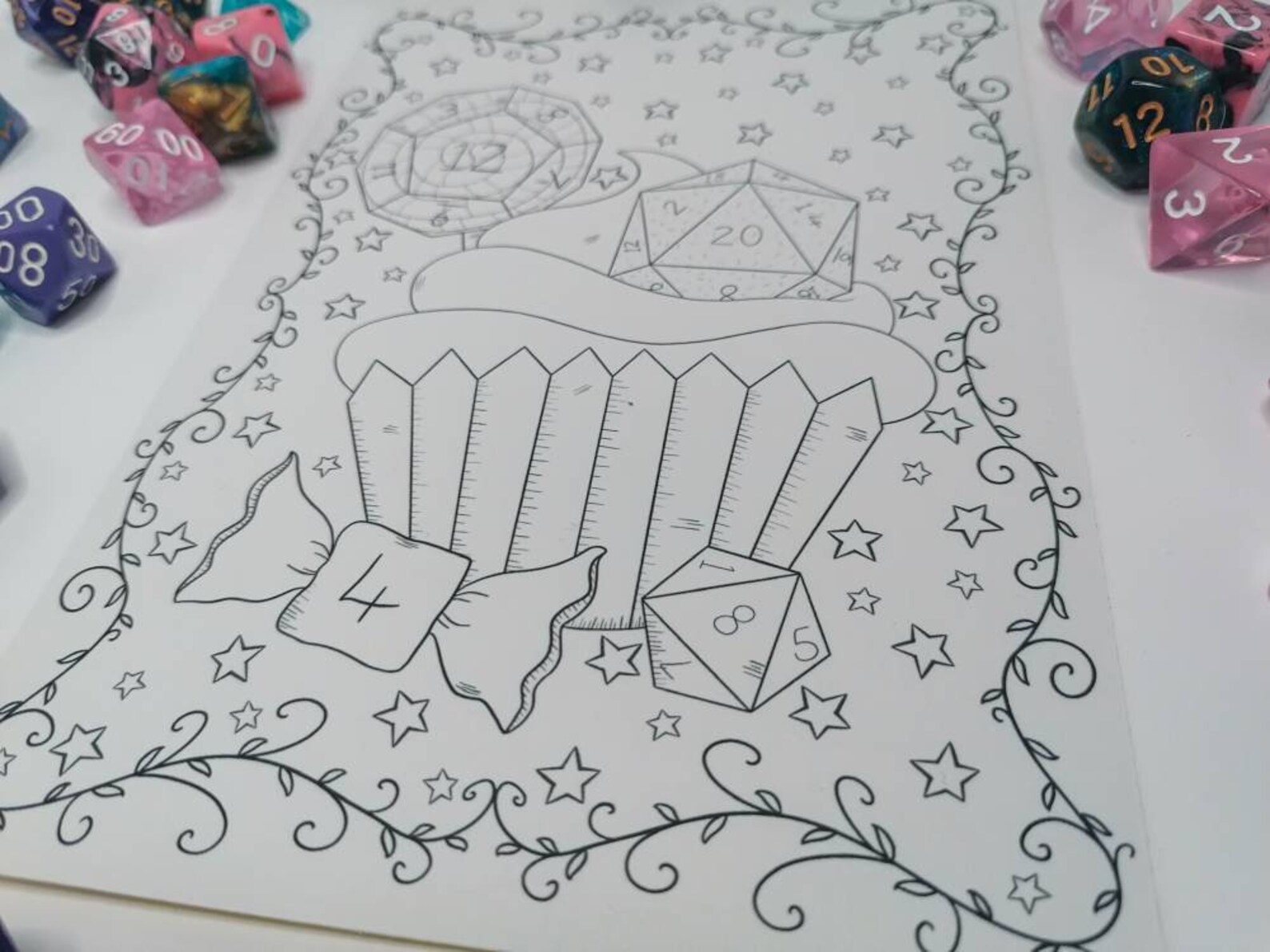 PNG Digital RPG Colouring Pages Sheets - Etsy