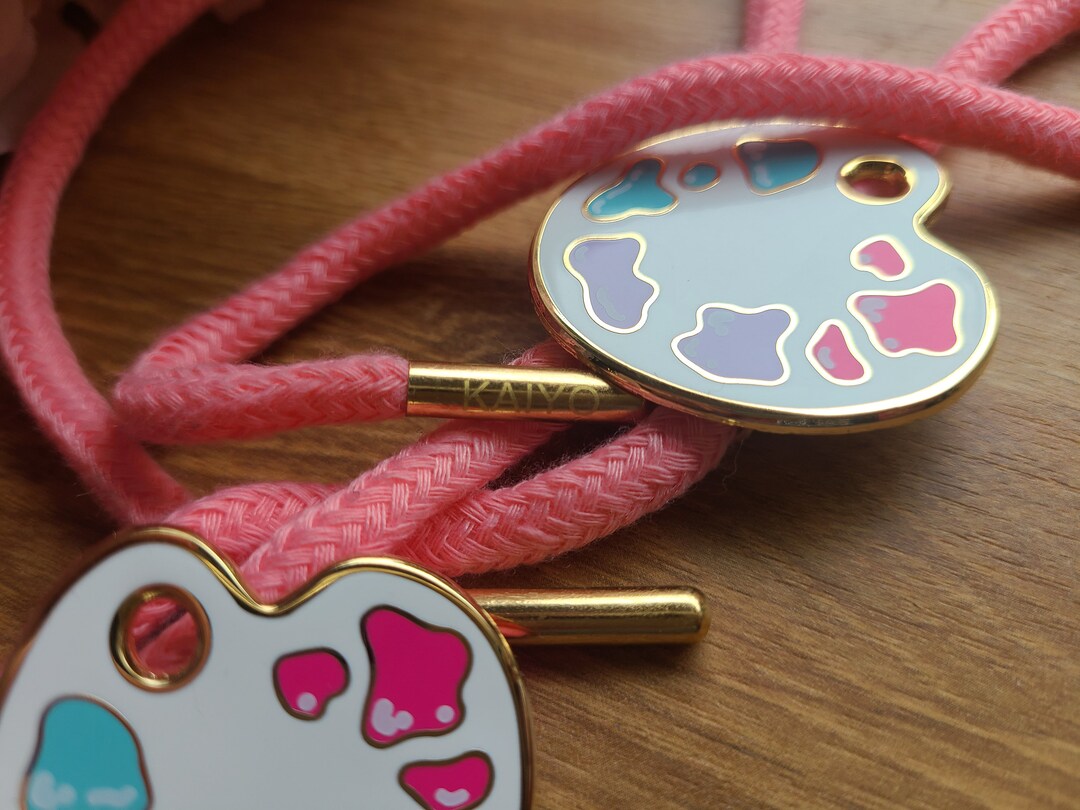 Bisexual Pride Flag Paint Pallet Enamel Pins and Bolo Ties - Etsy