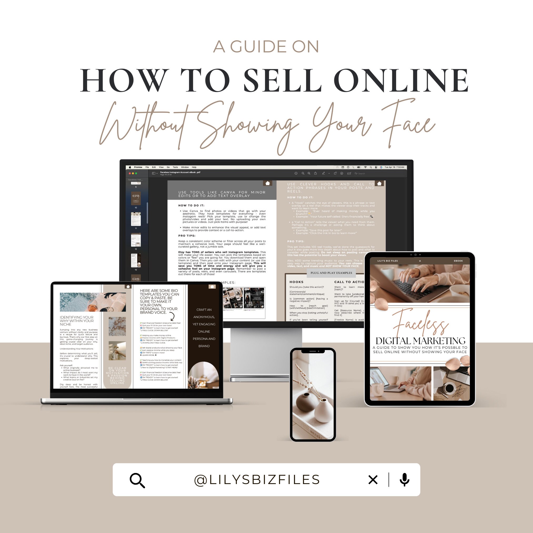 Faceless Digital Marketing Guide | How to Sell Online With No Face ...