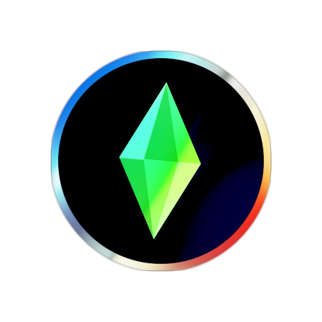 Holographic Plumbob Die-cut Stickers - Etsy