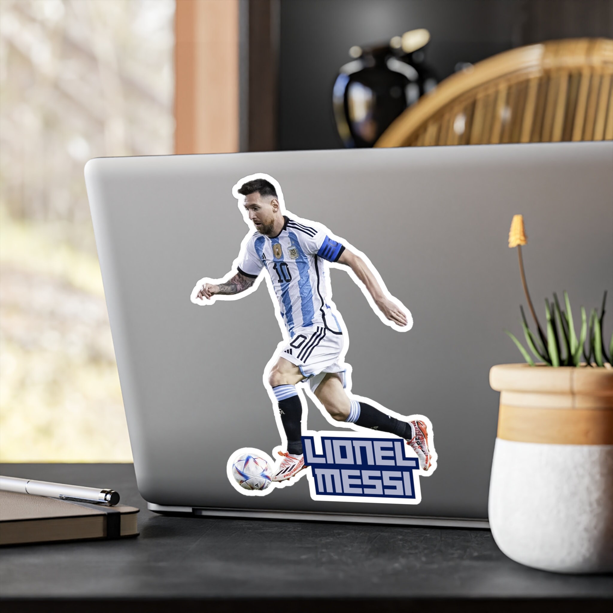 Lionel Messi Kiss-cut Vinyl Decal - Etsy