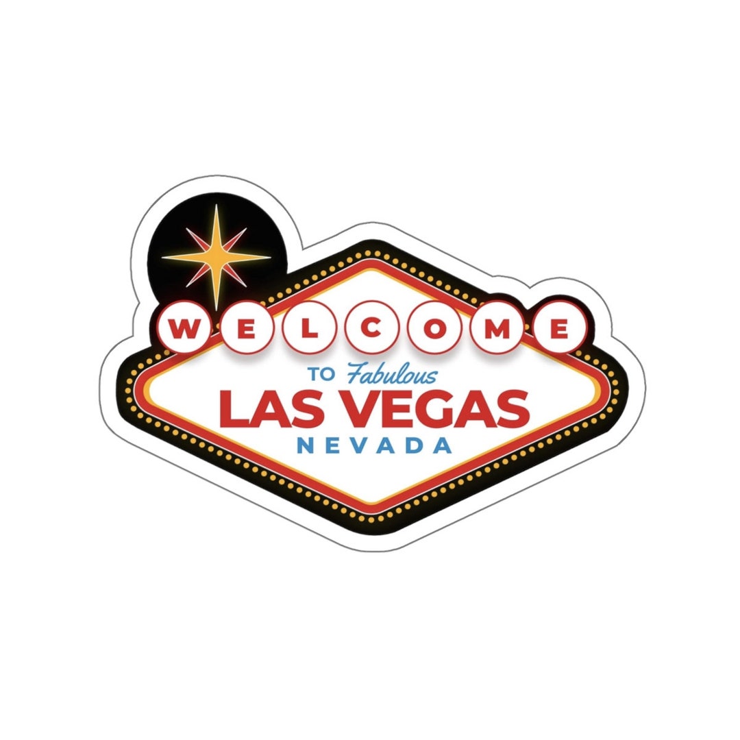 Las Vegas Vinyl Sticker - Etsy