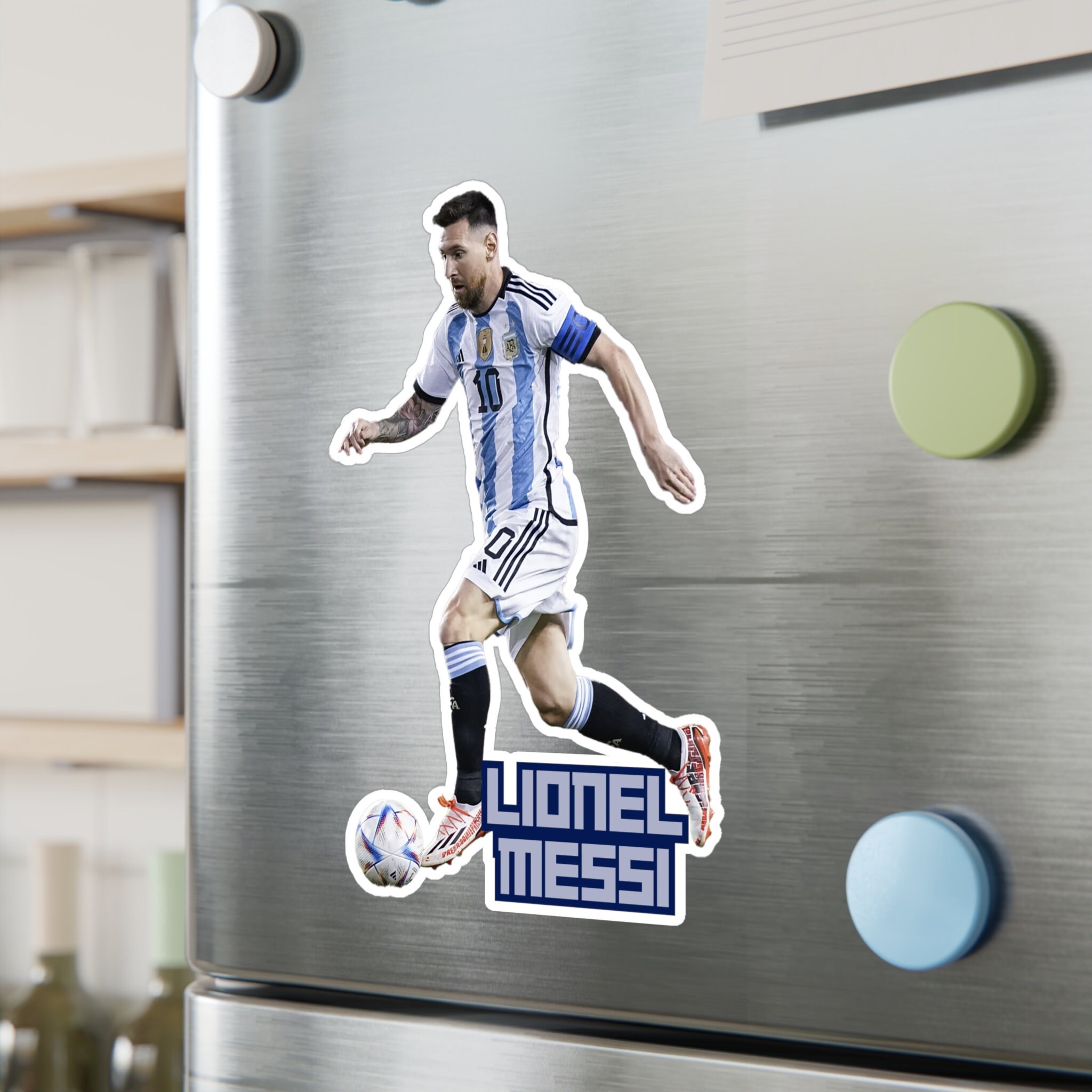 Lionel Messi Kiss-cut Vinyl Decal - Etsy