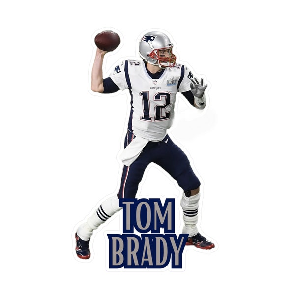 Tom Brady Decal - Etsy