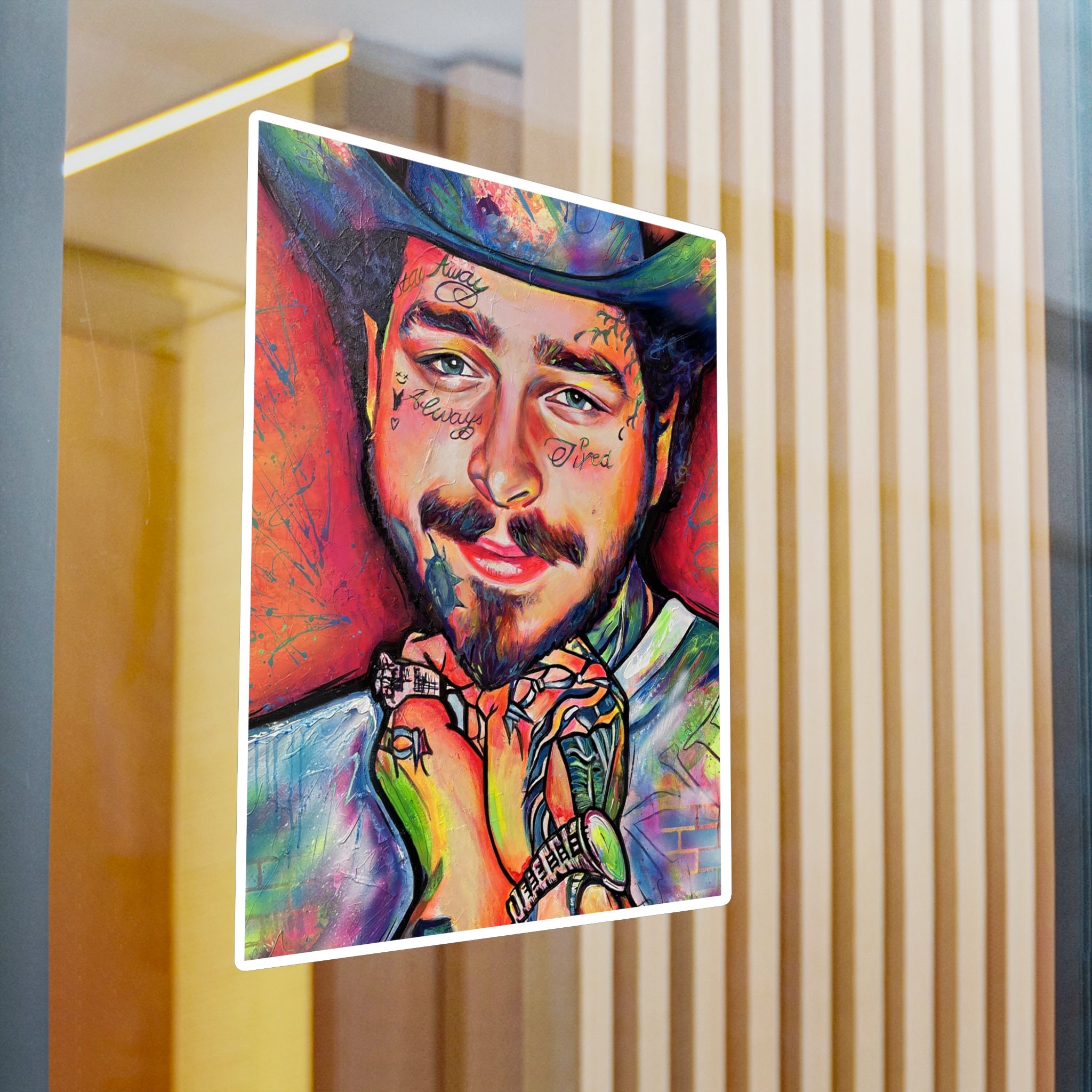 Post Malone 'Art' Vinyl Decal sold by Grenada Falcon | SKU 67777465 ...
