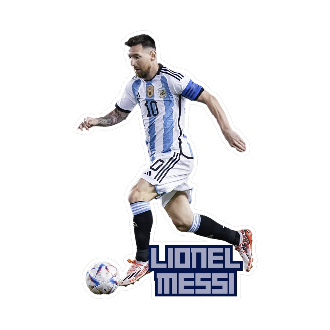 Lionel Messi Kiss-cut Vinyl Decal - Etsy