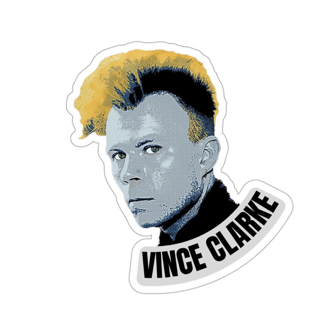 Vince Clarke Vinyl Sticker depeche Mode Erasure Yazoo - Etsy