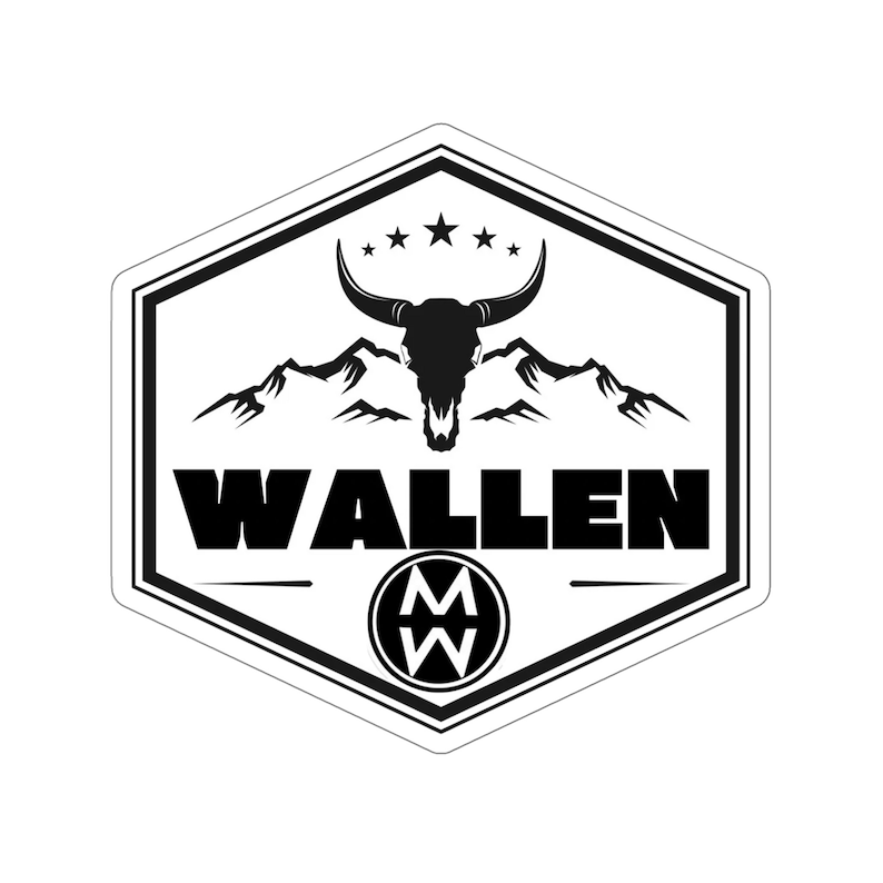 Morgan Wallen Vinyl Sticker - Etsy