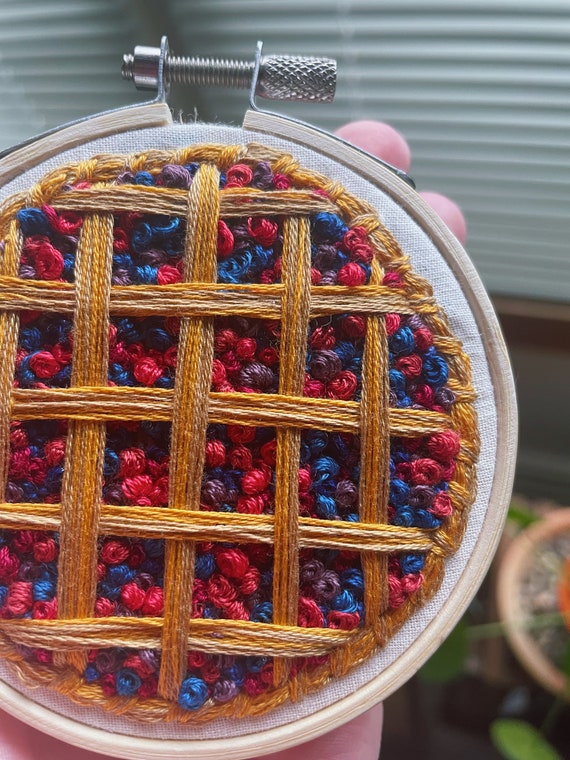 Pie Embroidery Pattern