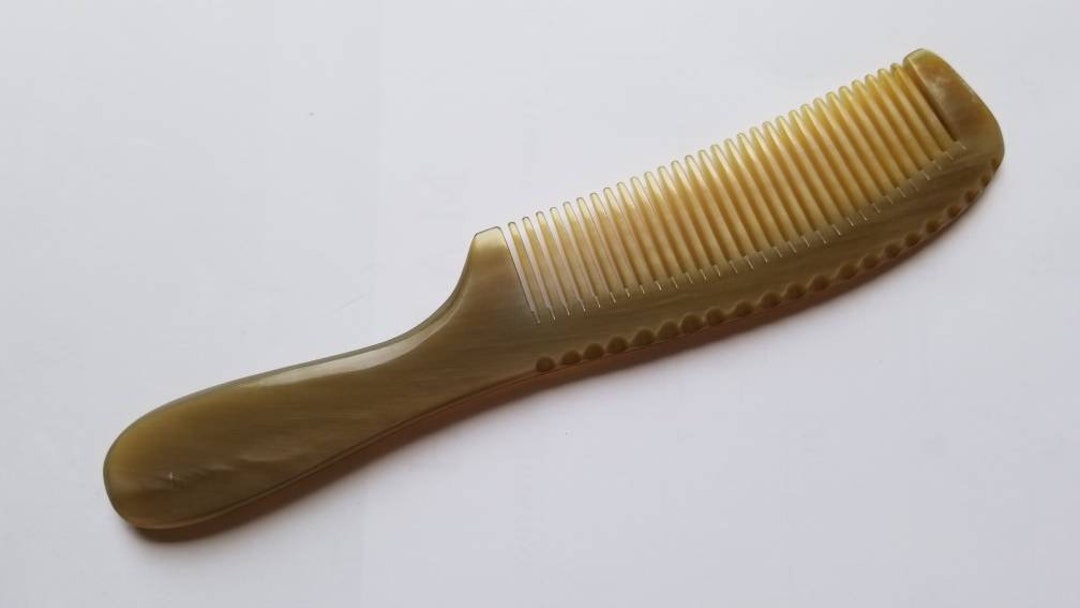 Gentleman Horn Hair Comb, Araki Slim Yak Horn Beard Comb7.7"/19.5cm - Etsy