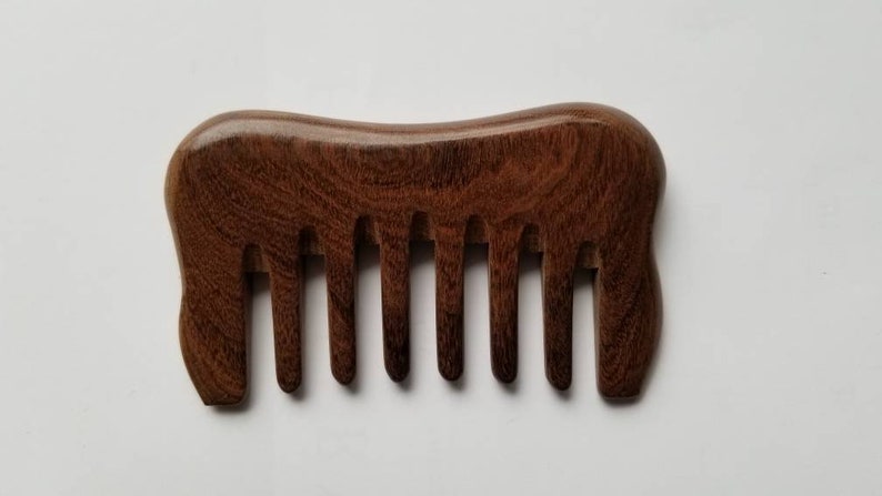 Wooden Hair Comb Extra Wide Tooth Comb Cute Gift for Mom | Etsy