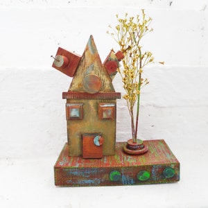 Little House, Small House, Housewarming Gift, Miniature House, Handmade ...