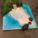 3d Waterfall Effect Resin Painting, Waterfall Wall Art - Etsy