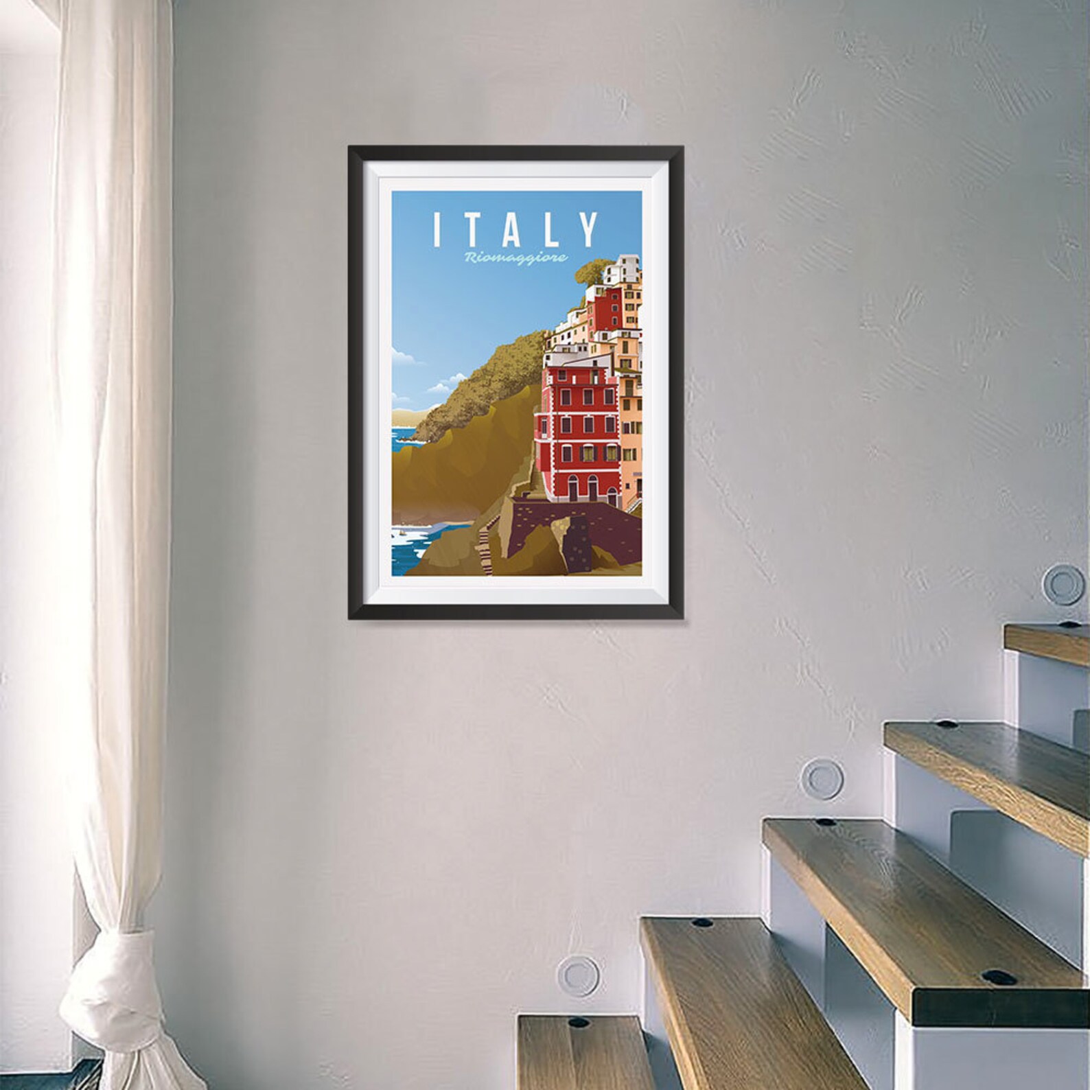 Retro World Famous City Posters Vintage Retro Travel Poster | Etsy