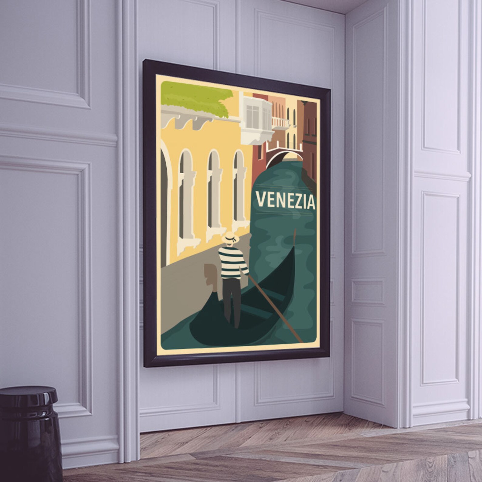 Retro World Famous City Posters - Vintage, Retro Travel Poster Printing ...