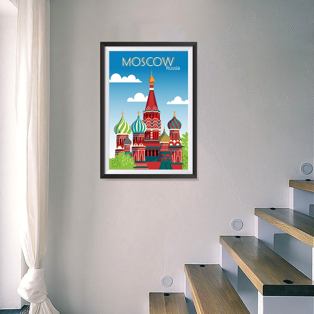 Retro World Famous City Posters - Vintage, Retro Travel Poster Printing ...