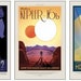 NASA JPL Space Travel Posters - Set of 15 (whole Set) Amazing NASA Art ...
