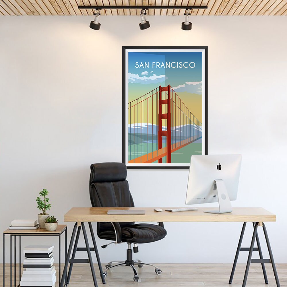 Retro World Famous City Posters Vintage Retro Travel Poster | Etsy