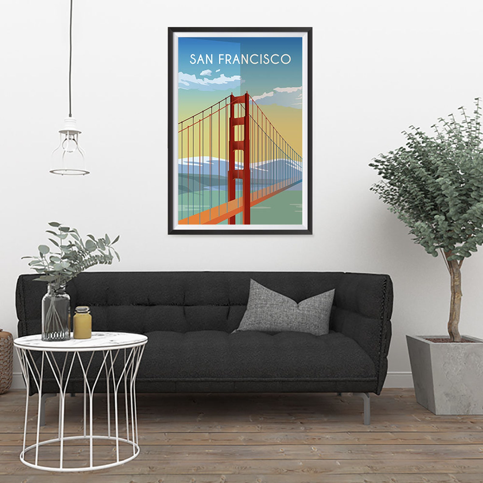 Retro World Famous City Posters Vintage Retro Travel Poster | Etsy