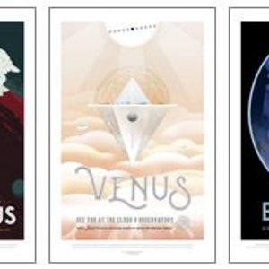 NASA JPL Space Travel Posters - Set of 15 (whole Set) Amazing NASA Art ...