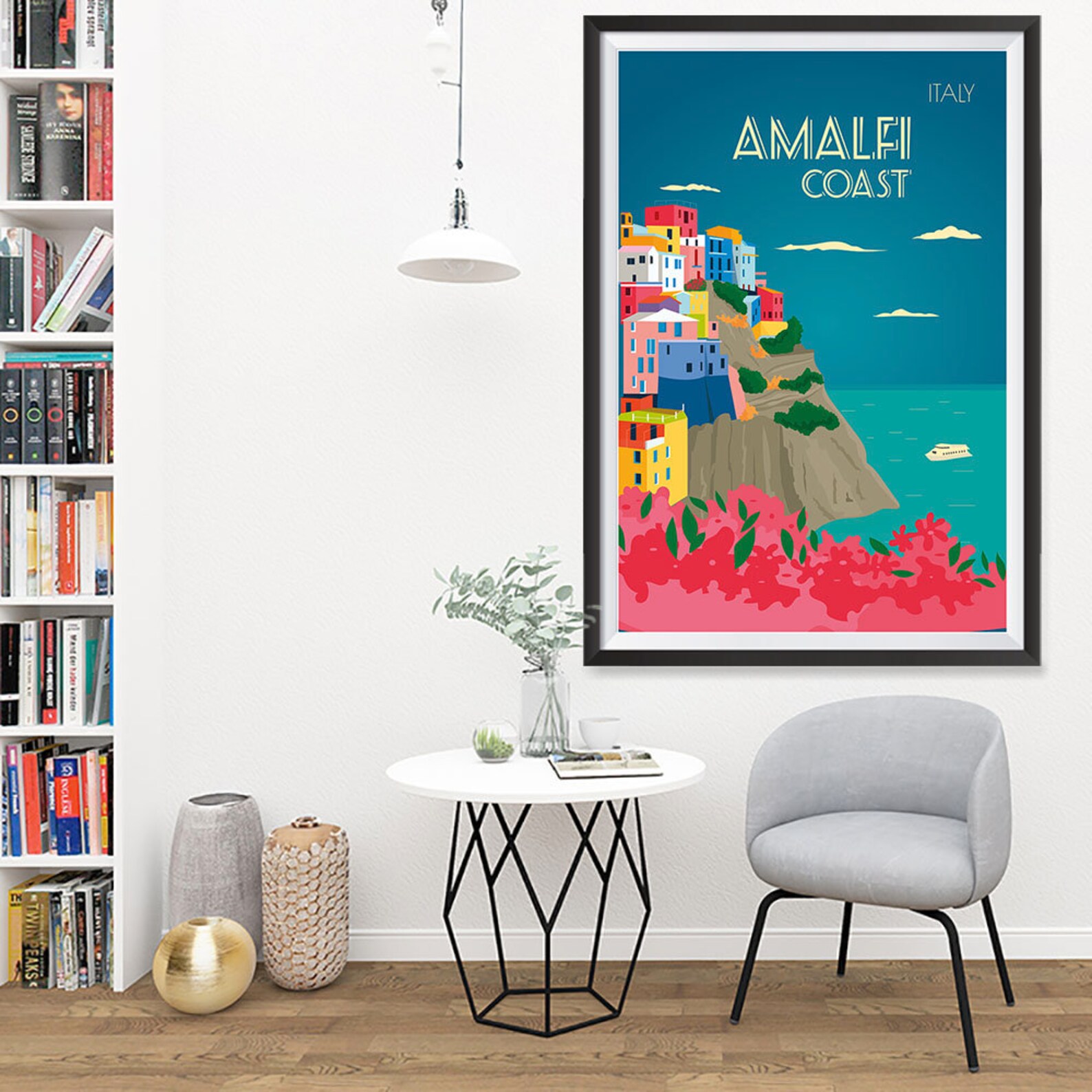 Retro World Famous City Posters - Vintage, Retro Travel Poster Printing ...
