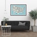 USA Maps With States Details Posters Poster Printing Wall Art Print for ...