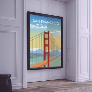 Retro World Famous City Posters - Vintage, Retro Travel Poster Printing ...