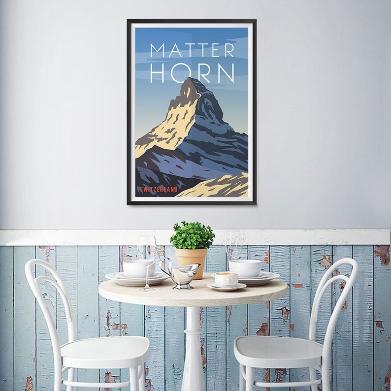 Retro World Famous City Posters - Vintage, Retro Travel Poster Printing ...