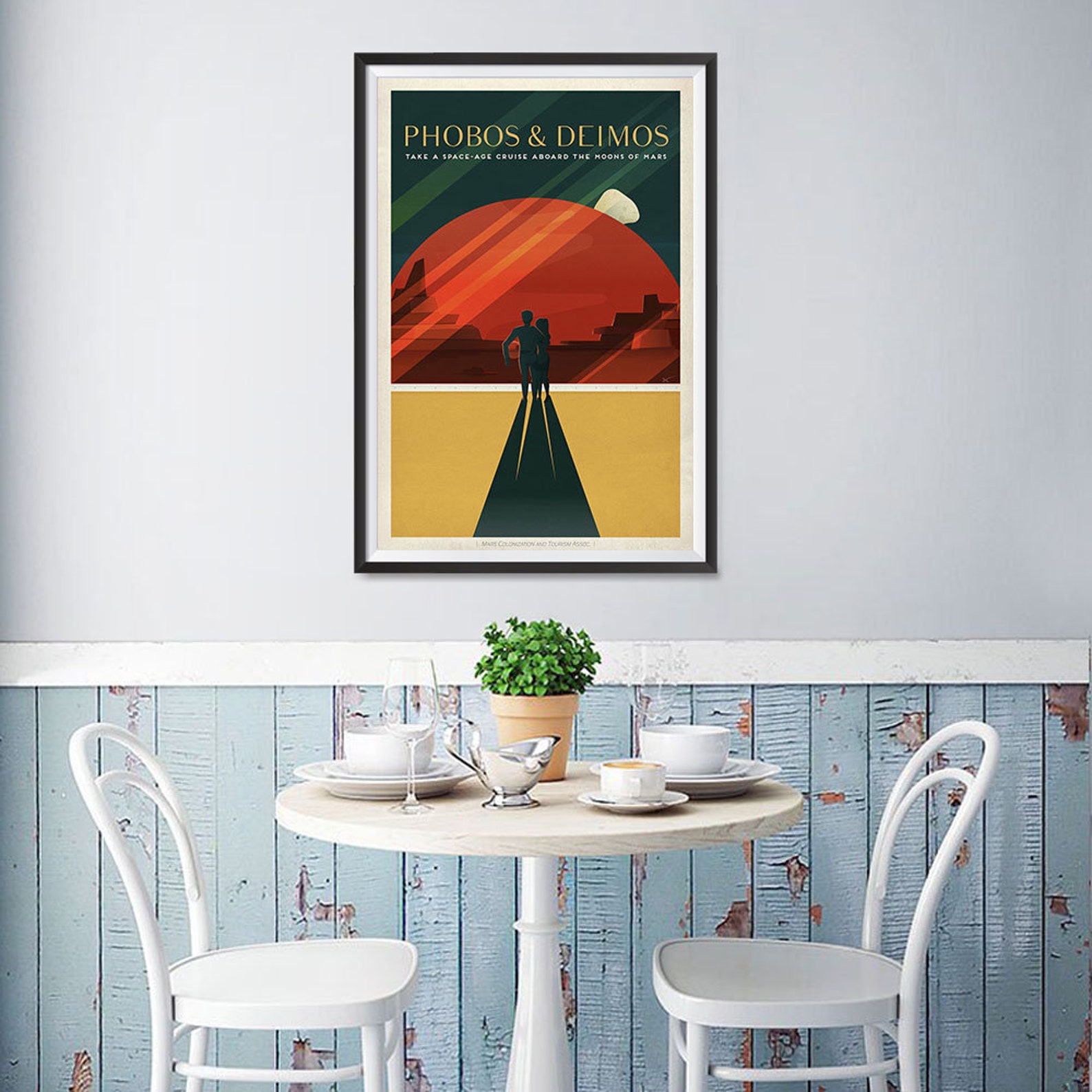 Spacex Vintage Space Travel Posters SPACEX MARS POSTERS Set | Etsy