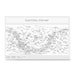 Highly Detailed Equatorial Star Map Poster - Constellations With Star ...