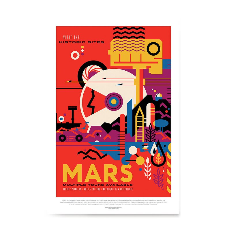 Nasa Space Tourism Posters Wall Art for Home Office - Etsy