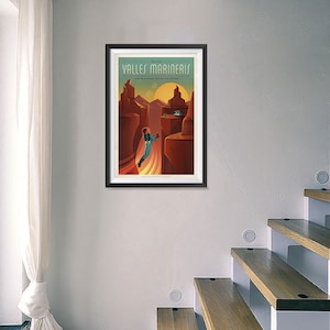 Spacex Vintage Space Travel Posters, SPACEX MARS POSTERS, Set of 3 - Etsy