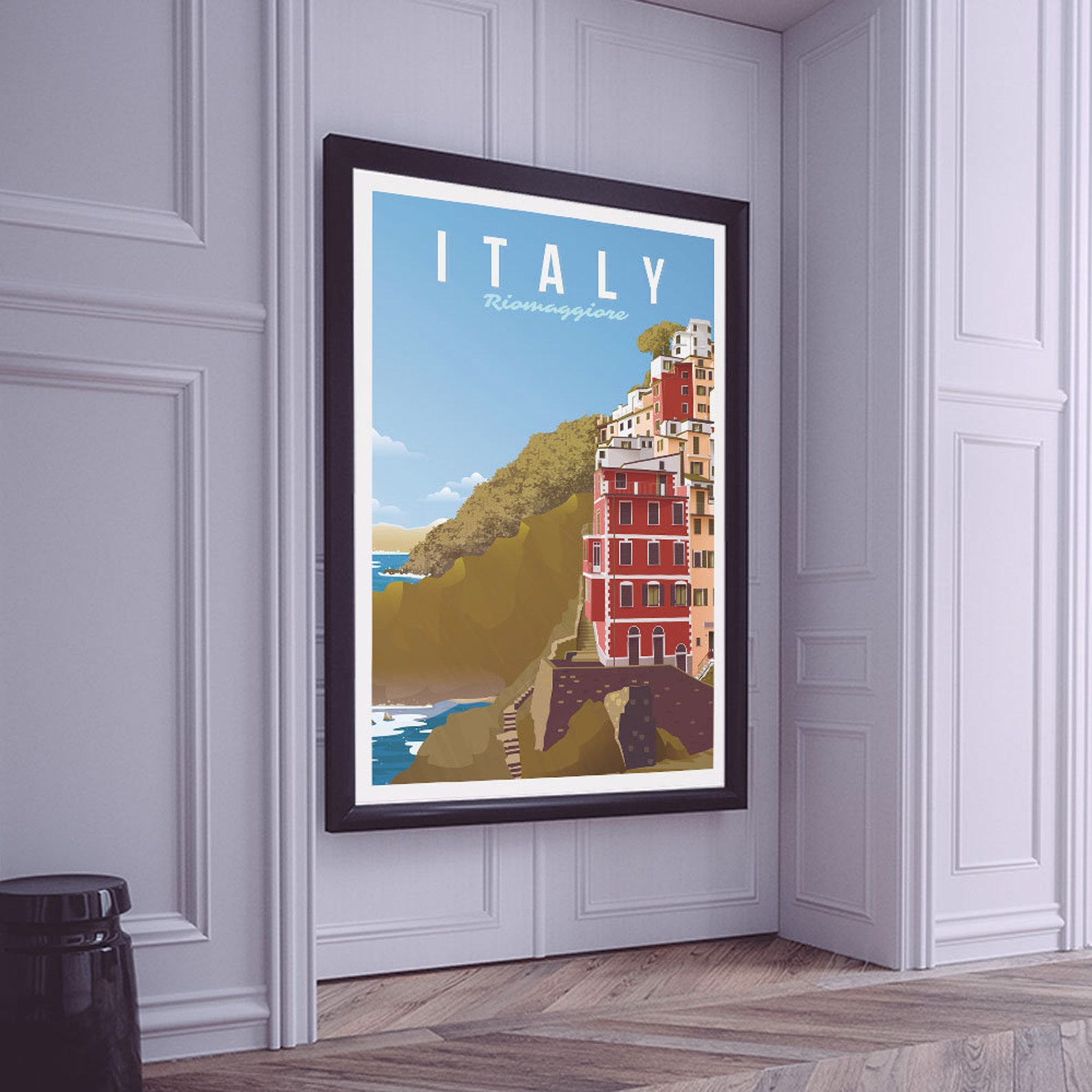 Retro World Famous City Posters - Vintage, Retro Travel Poster Printing ...