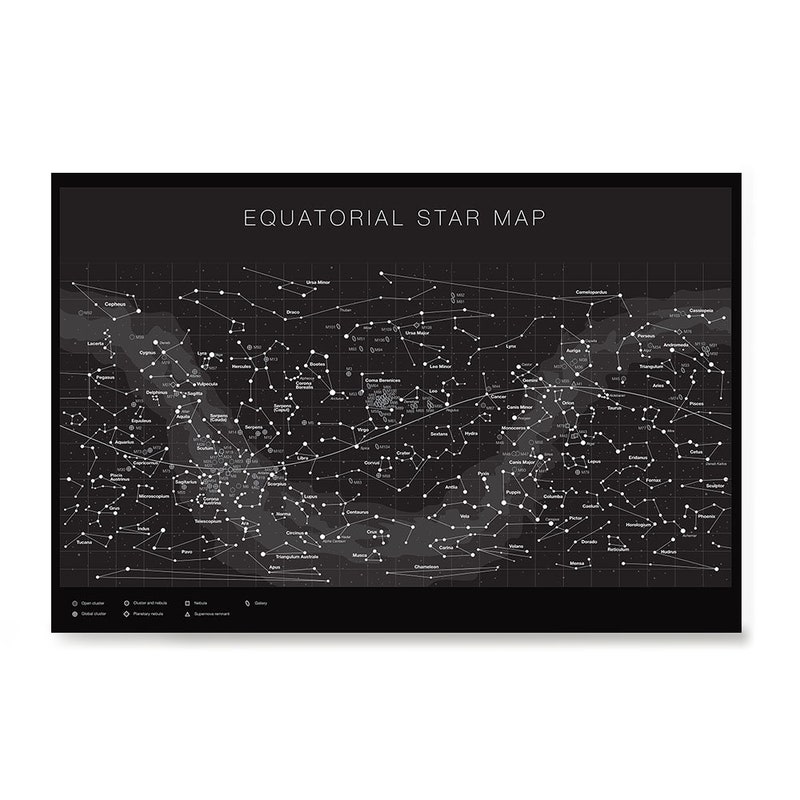Constellation Poster - Etsy